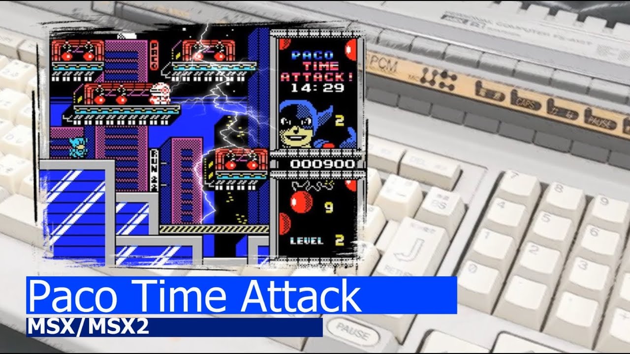 MSX/MSX2 -=Paco Time Attack=- - YouTube