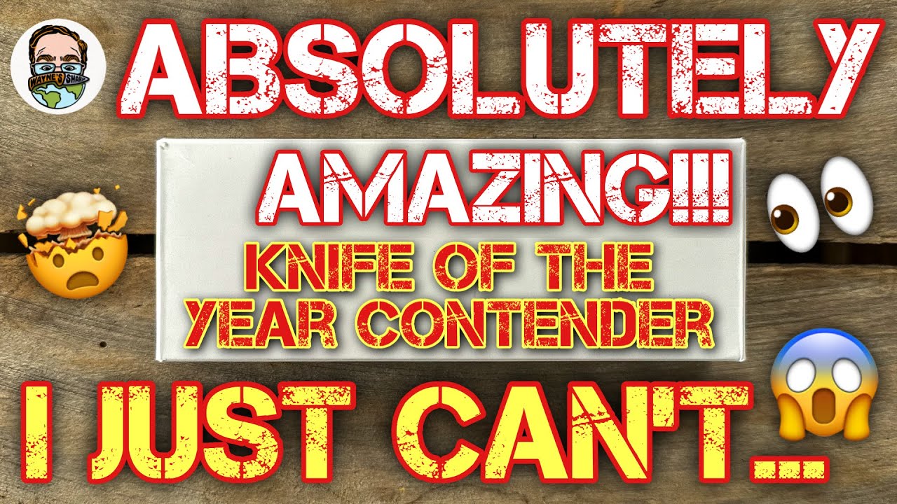 UNBELIEVABLY AMAZING KNIFE OF THE YEAR CONTENDER!! It’s almost TOO good ...