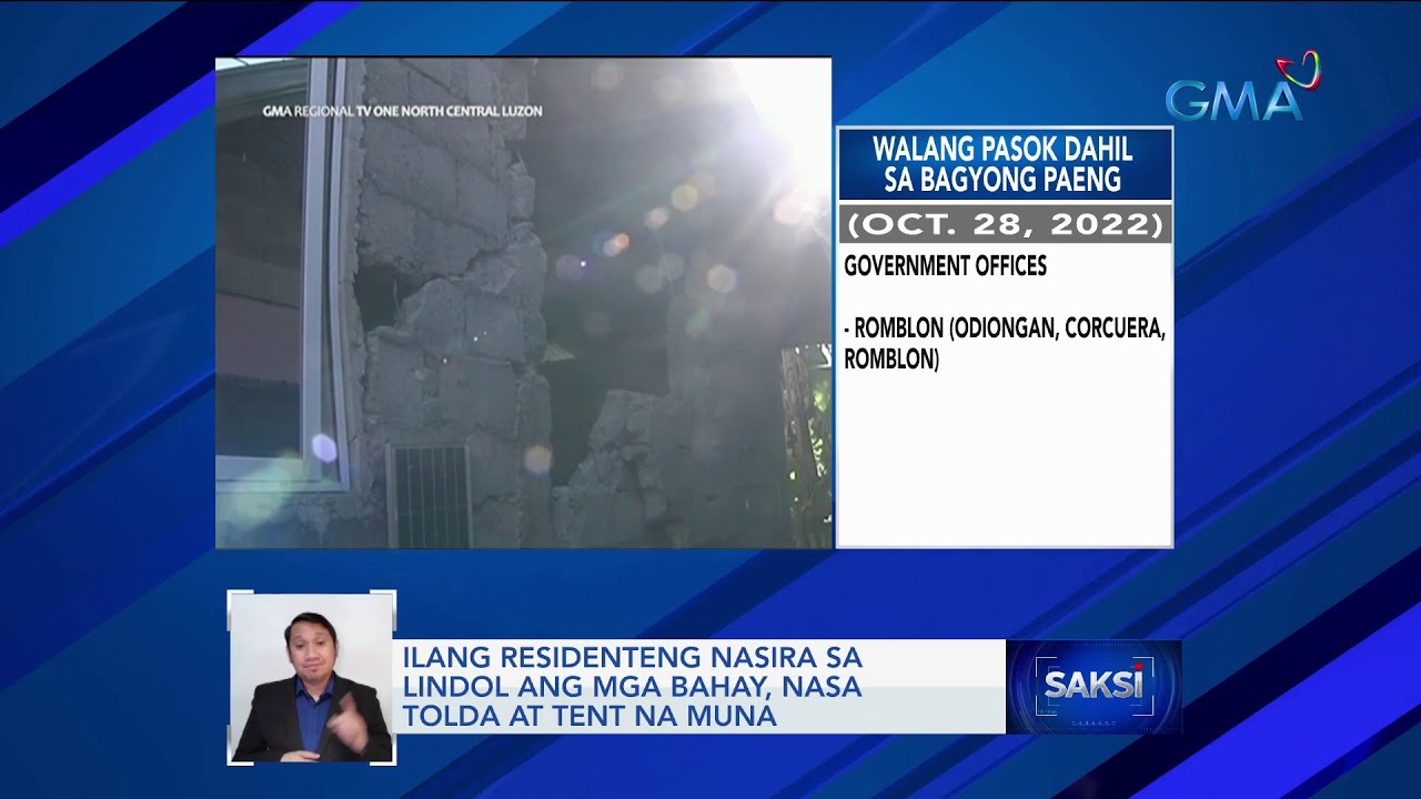 Ilang residenteng nasira sa lindol ang mga bahay, nasa tolda at tent na ...
