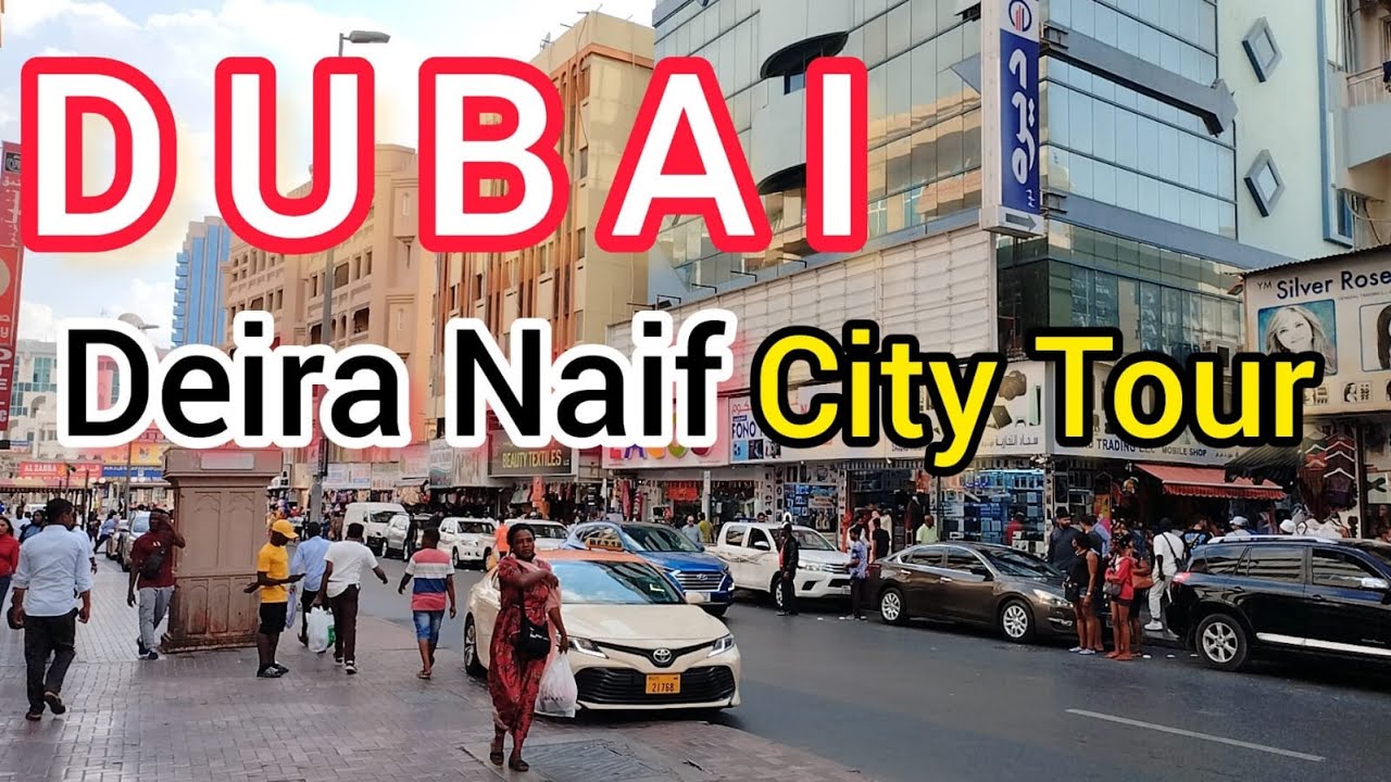 Dubai 🇦🇪 Deira Naif Busy Street Walking Tour | 4K | Sabkha Bus Station ...