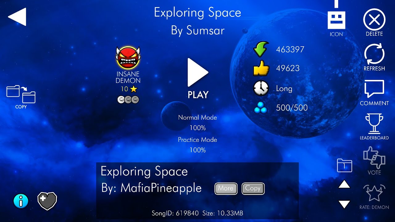 Exploring space by Sumsar [INSANE DEMON] - YouTube