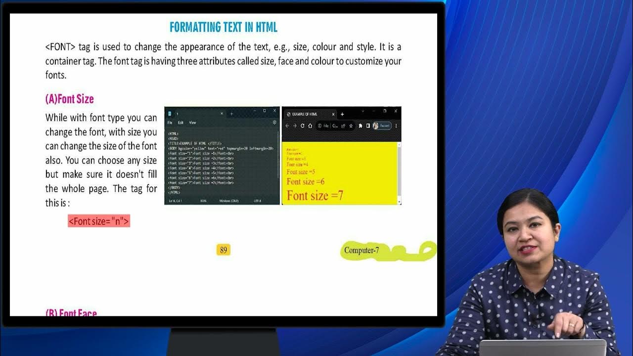 Ch 7 | Gabriel Books | Computer | Class 7 | HTML–Basic Tags | For ...