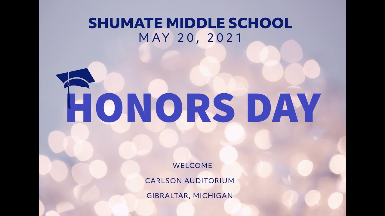 2021 Shumate Honors Day Program Complete - YouTube