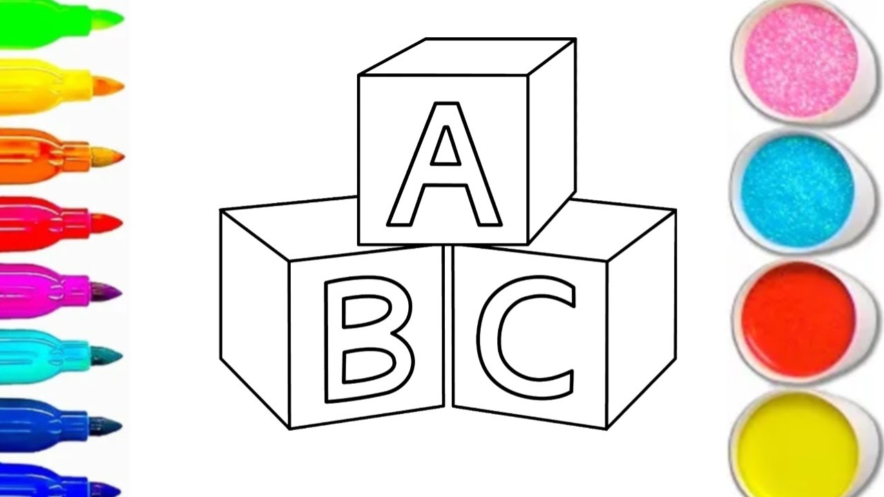 HOW TO DRAW ABS DICE, DRAW CUTE THINGS FOR KIDS - YouTube