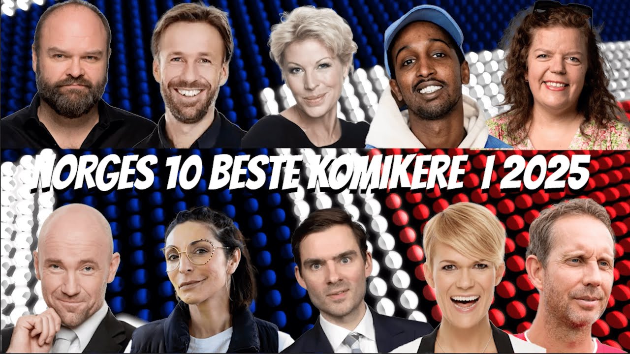 Norges 10 beste komikere i 2025 – En hyllest til norsk humor - YouTube