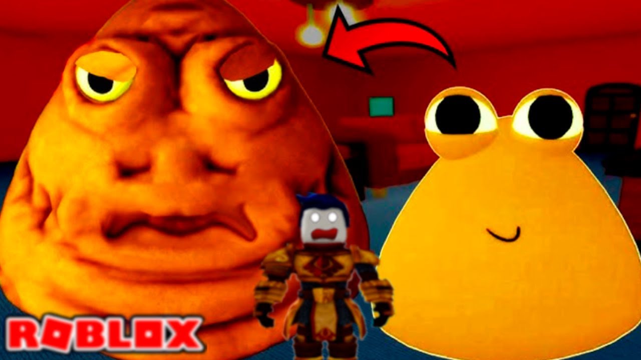 SOBREVIVE del POU MALVADO del LABERINTO del TERROR en ROBLOX | Roblox ...