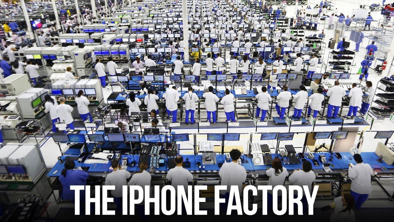 Inside Apple's iPhone Factory in China - YouTube