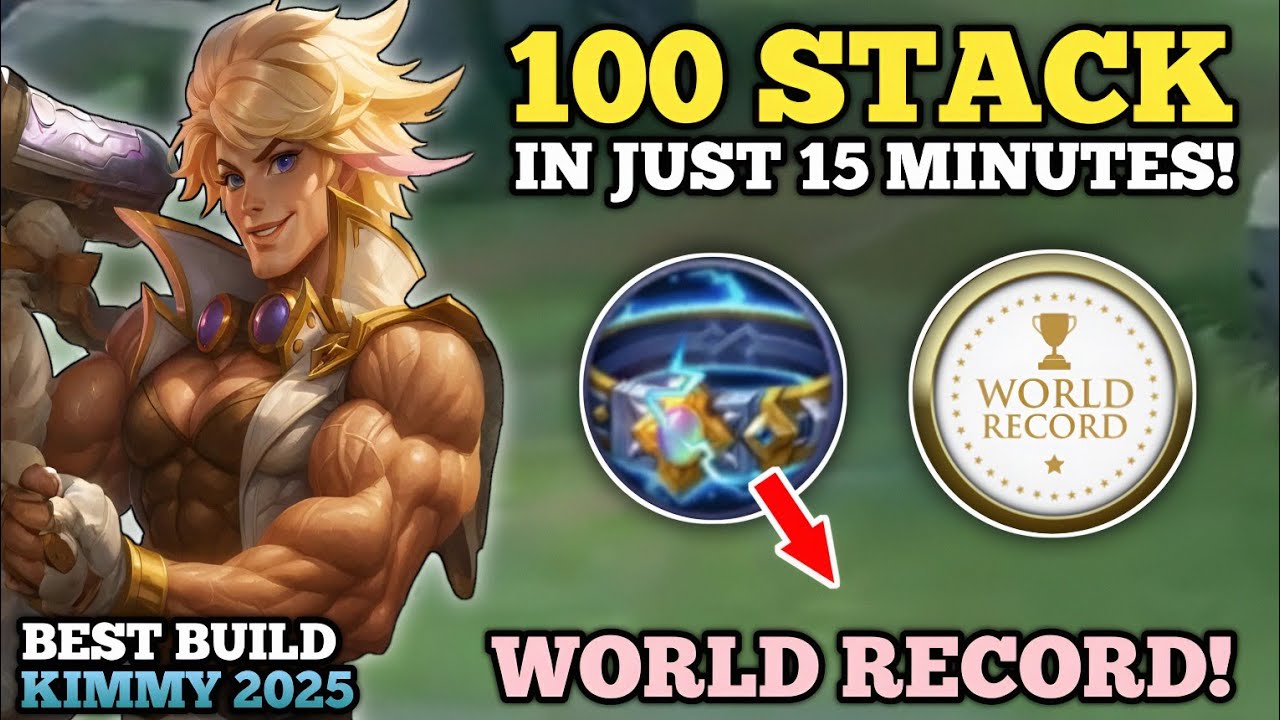 WORLD RECORD!‼️ KIMMY 100 STACK THUNDERBELT IN 15 MINUTES! | GLOBAL ...