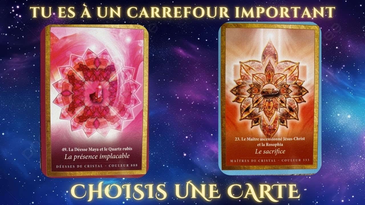 Tu es à un CARREFOUR de Vie 🌌 La CROISÉE DES CHEMINS est là! Choisis ...
