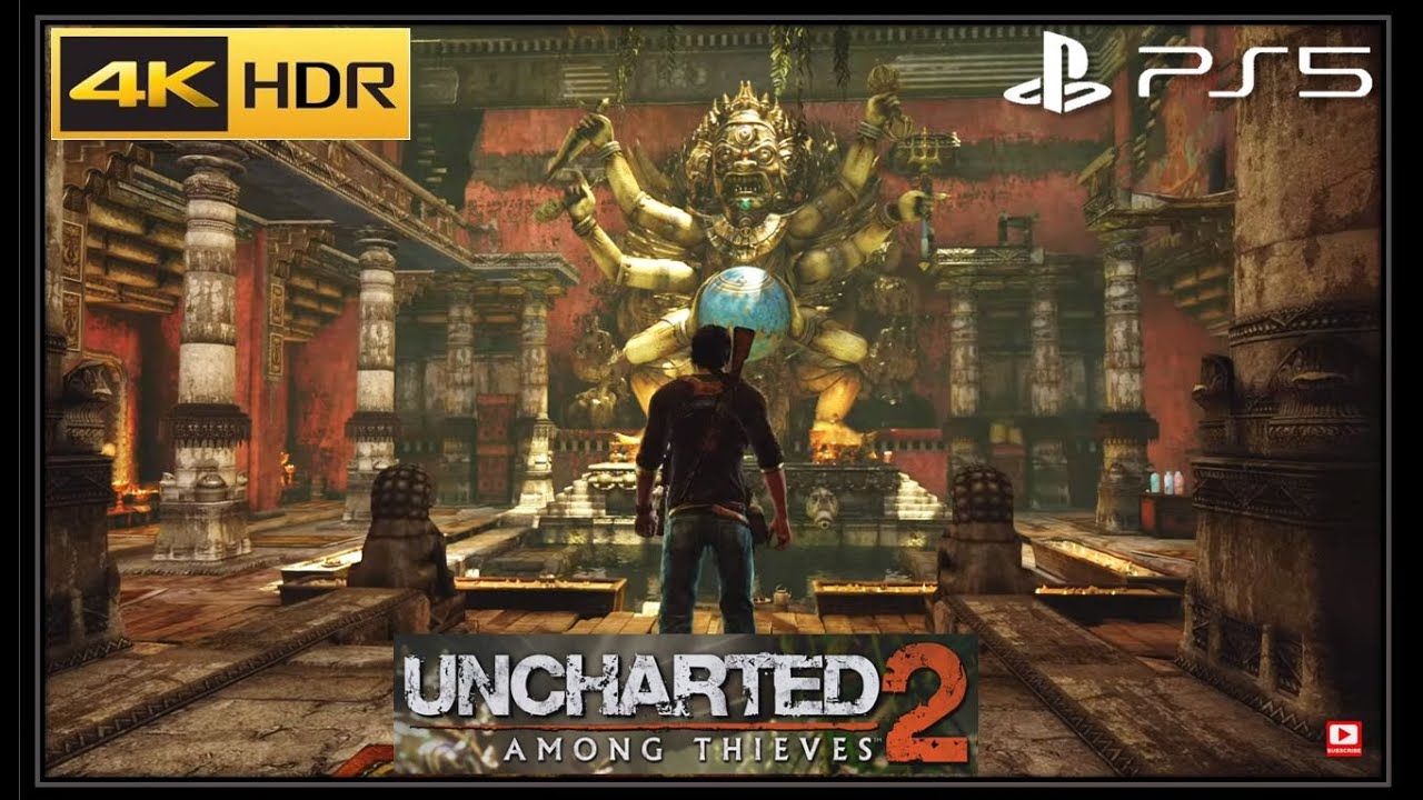 Uncharted 2: Among Thieves - Temple Puzzle - 4K 60 FPS HDR - PS5 - YouTube