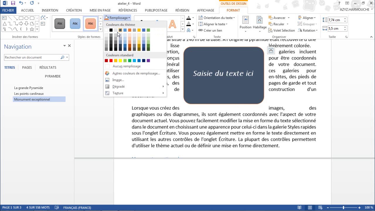 02 07 Zone de texte - YouTube