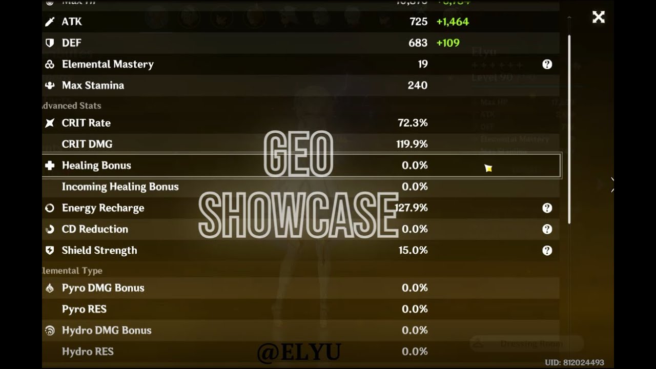 Genshin Impact F2P AR60 Showcase Geo Supremacy - YouTube