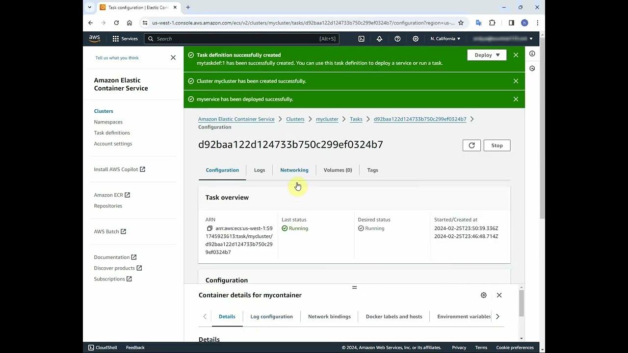Deploy Blazor Server Web APP Docker Image to AWS ECS Fargate from Elastic Container Registry ...