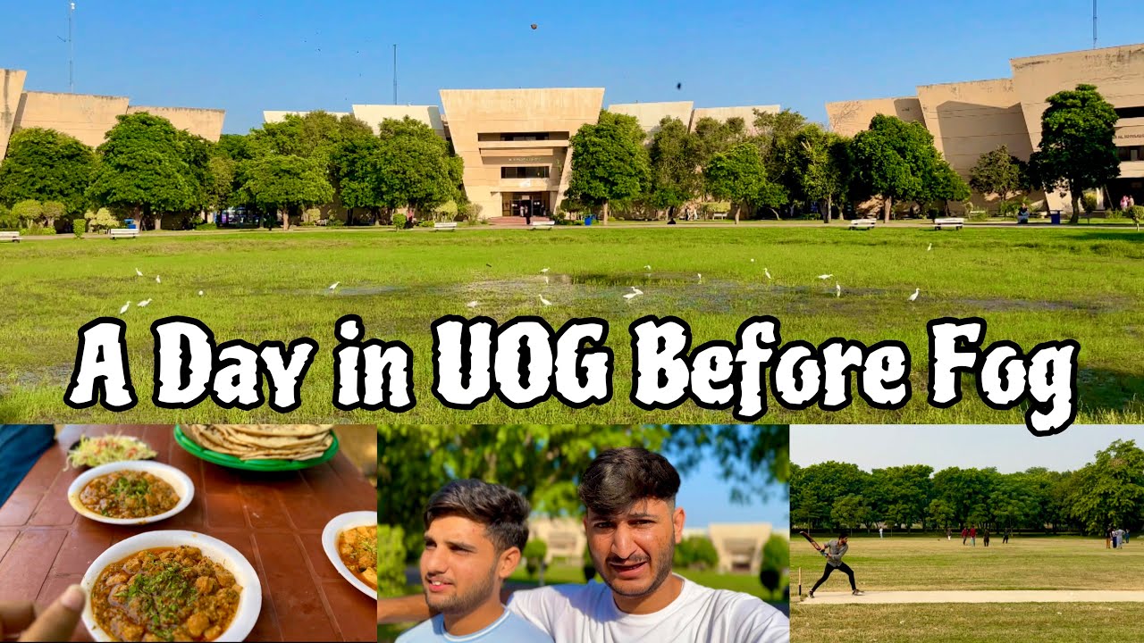 A Day in University of Gujrat ️😍🔥🔥 | #uog #vlog #university - YouTube