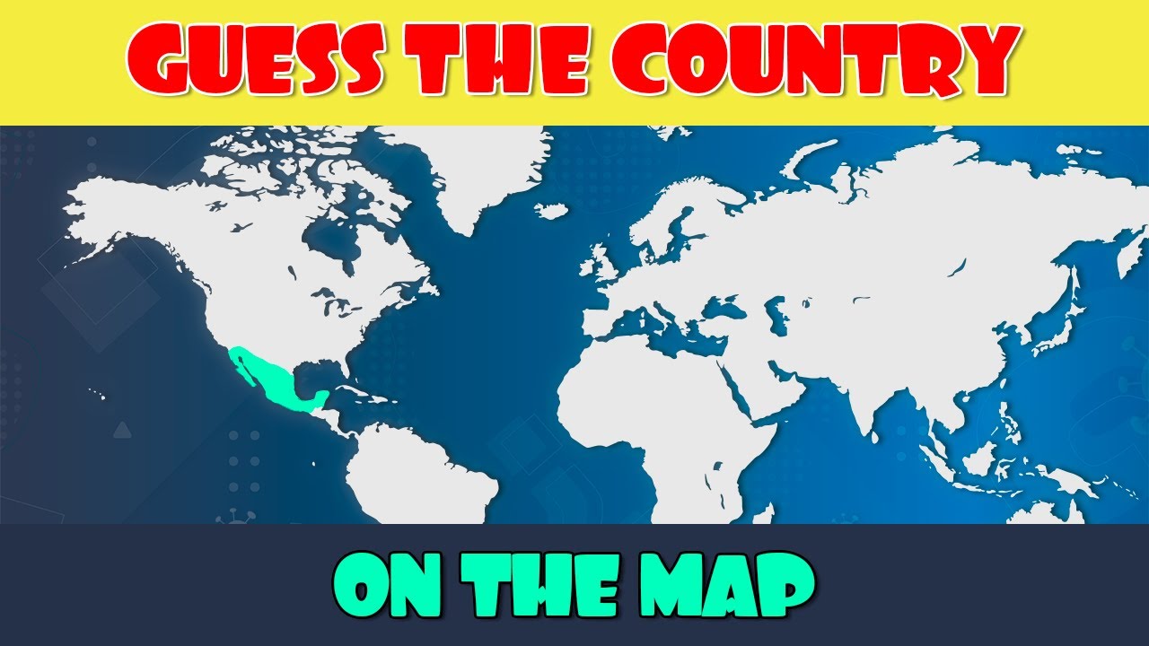 Guess the Country on the Map 🌍 100 Countries - YouTube