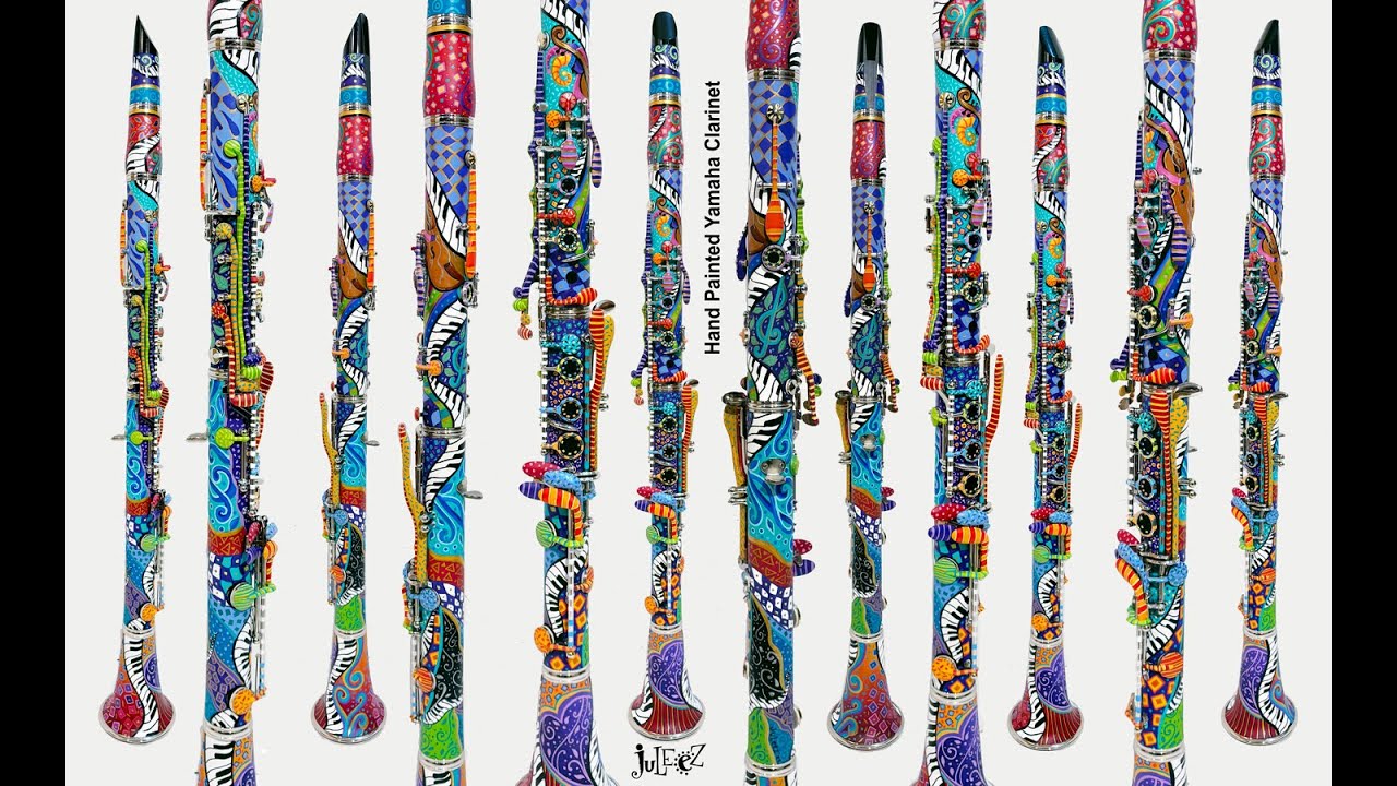 Juleez Custom Painted Yamaha Clarinet - YouTube