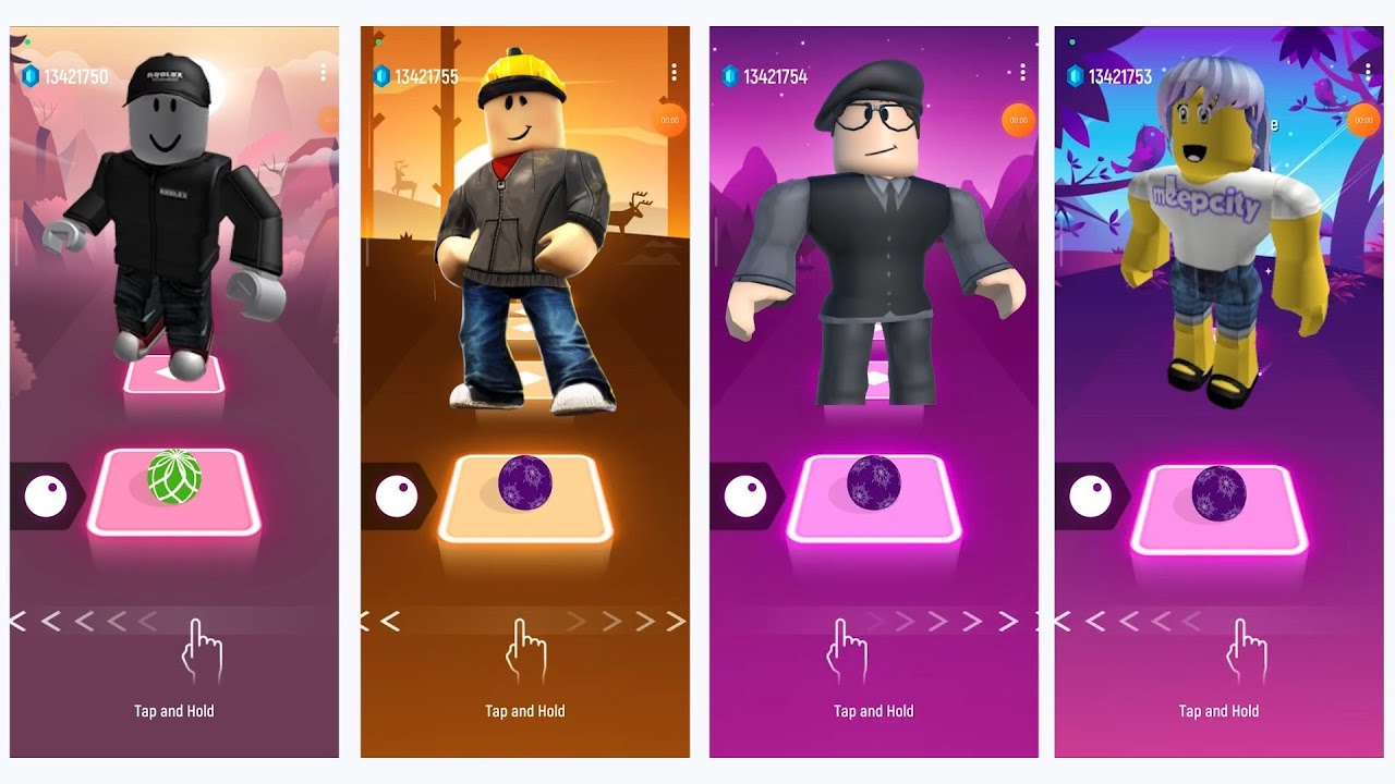 Roblox - Tiles Hop EDM Rush - YouTube
