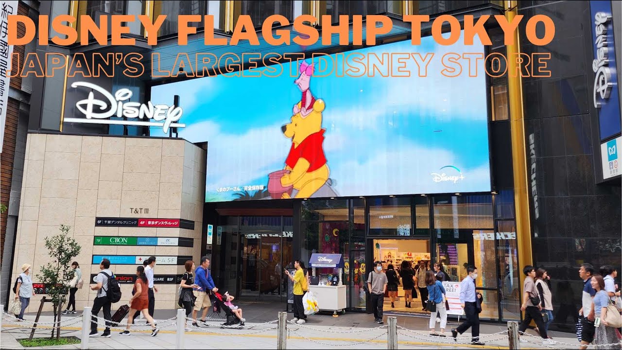 Largest Disney Store in Japan - Disney Flagship Tokyo Store in Shinjuku ...