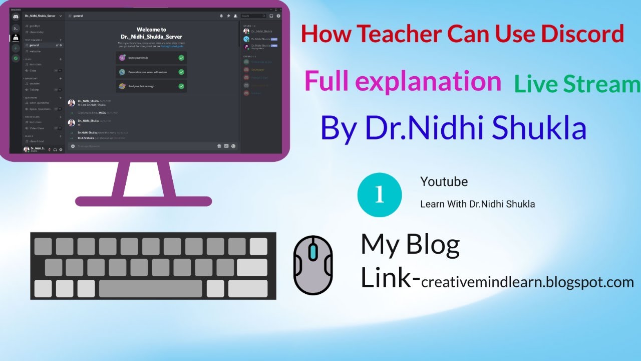 How Teachers Can use Discord? Full Explanation By Dr.Nidhi Shukla - YouTube