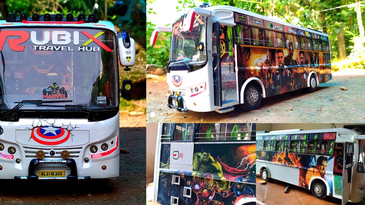 🚌TOURIST BUS MINIATURE🖼️GRAPHICS WORK🃏PART- 2 - YouTube