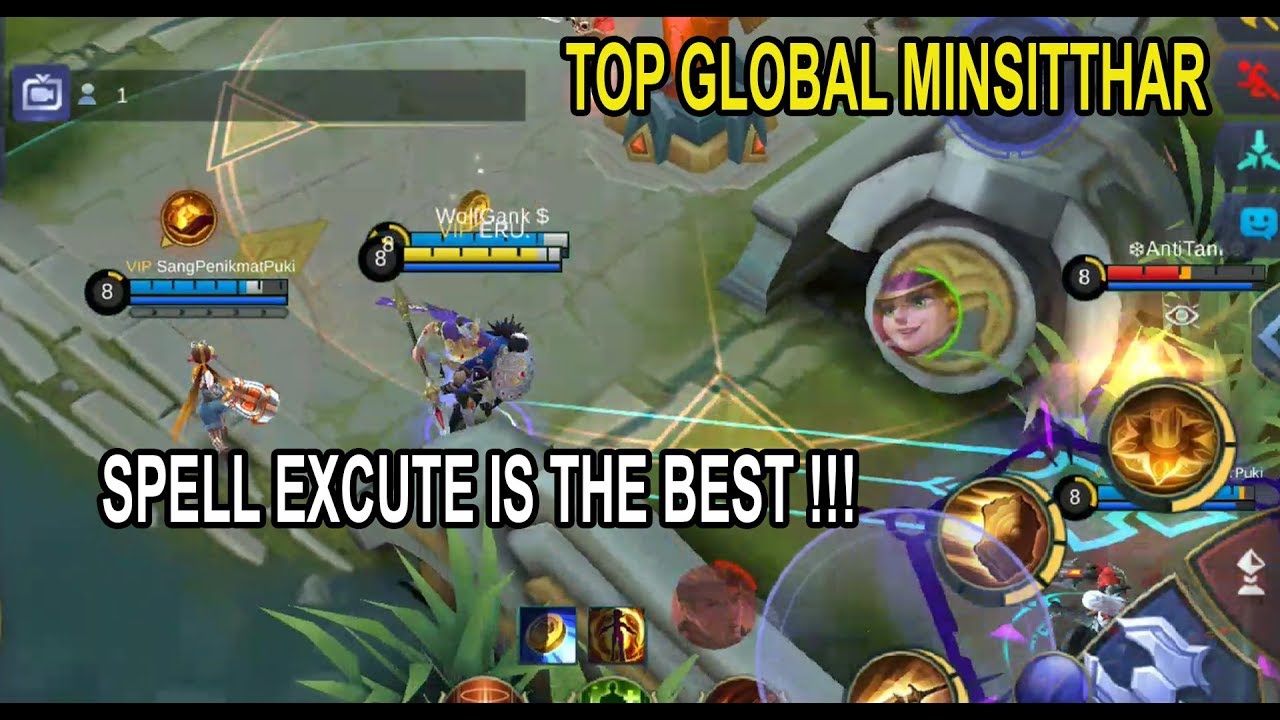 GAMEPLAY MINSITTHAR COUNTER SEMUA HERO - YouTube