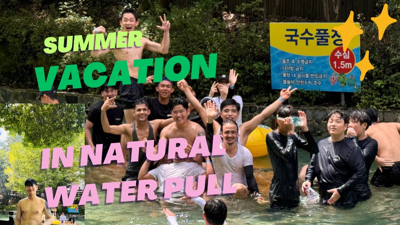 summer vacation with natural water park - YouTube