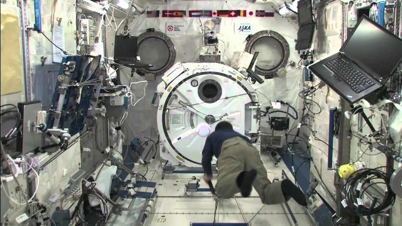 One Man Baseball Game on ISS (International Space Station) - YouTube