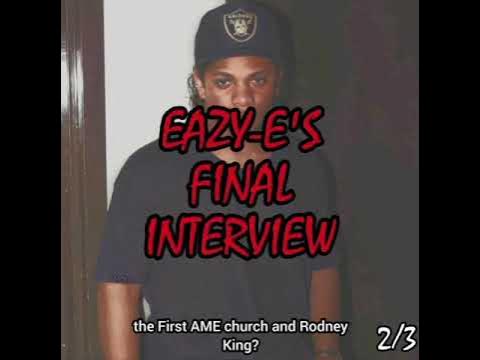 Eazy-E's Last Interview - January 1995 - Rare + Subtitles - YouTube