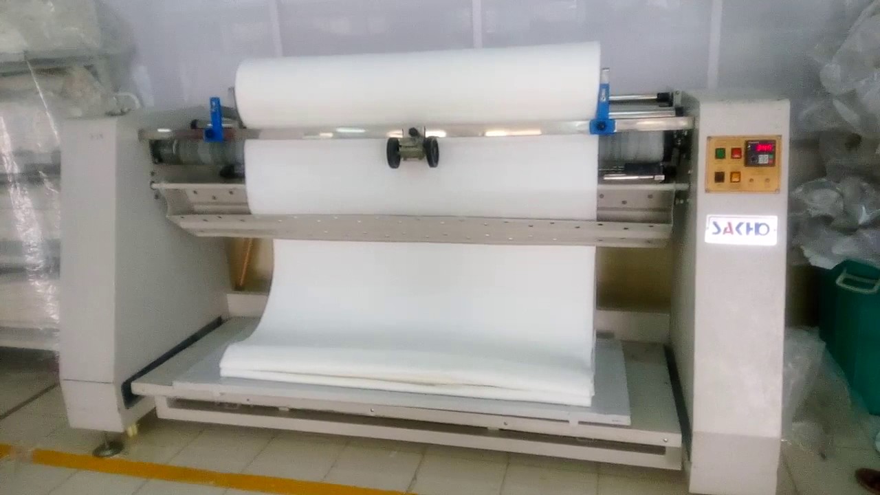 FABRIC UNROLLING MACHINE - YouTube