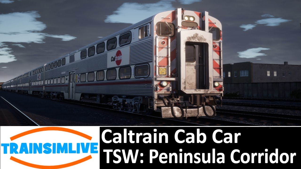 Train Sim World - Caltrain 381 Baby Bullet - Nippon Sharyo Cab Car On ...