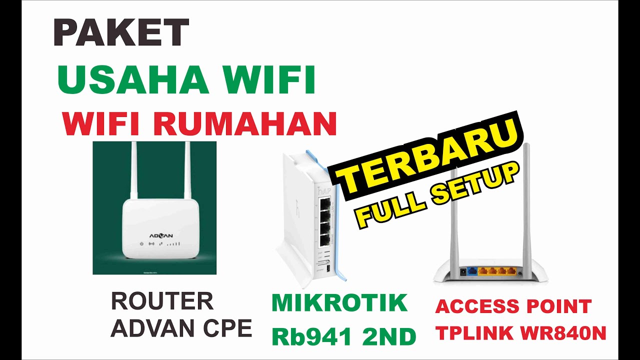 Paket Bisnis Wifi Rumahan dan Wifi Keluarga terbaru full setup - YouTube