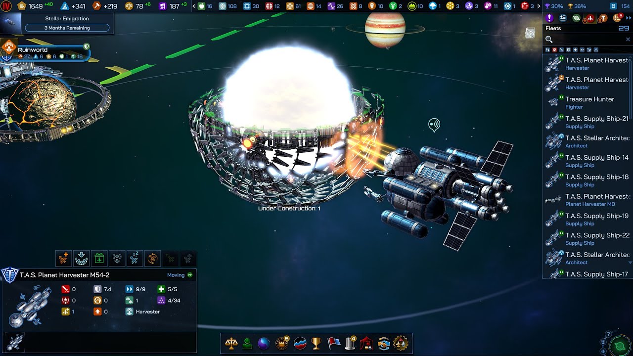 【定期配信】『Galactic Civilizations IV - Megastructures』ダイジェスト紹介 - YouTube