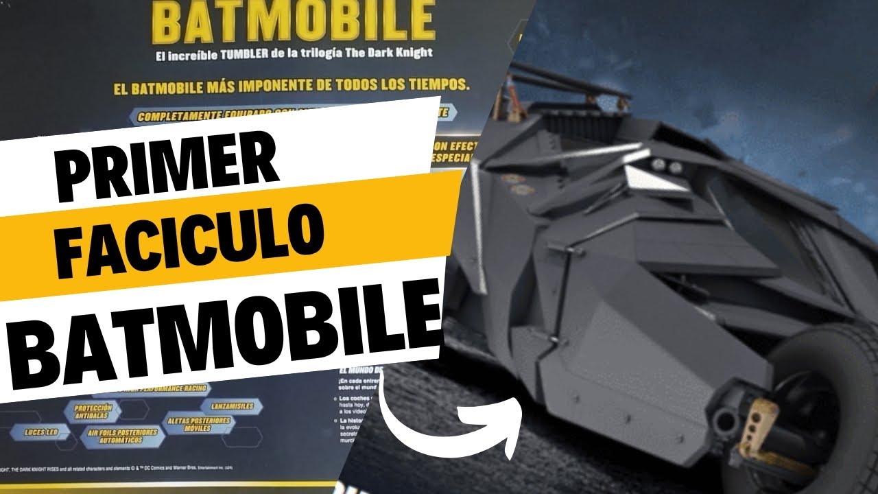 Listo! Llegó el fascículo #1 de Construye el Batmobile de Editorial Salvat - YouTube