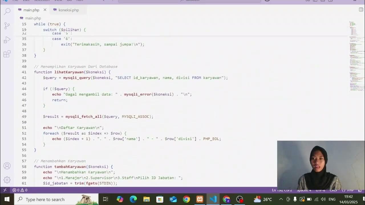 Penggunaan Database MySQL Pada Pemograman PHP - YouTube