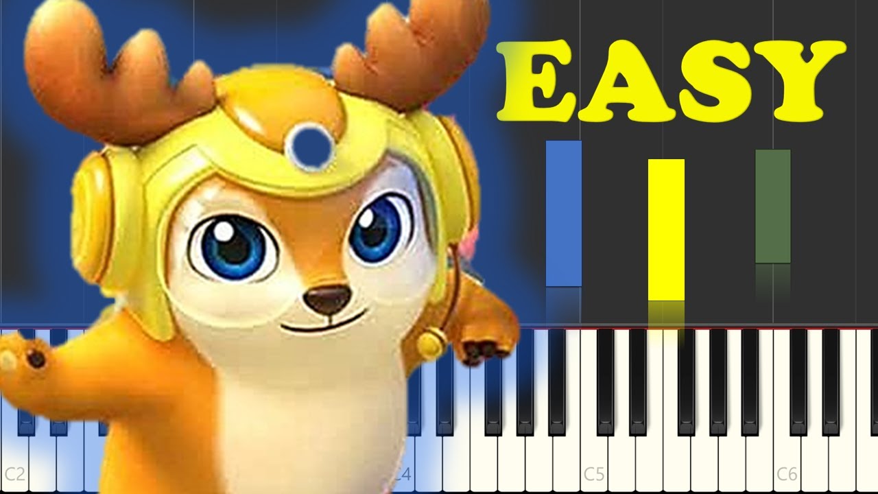 Deer Squad Theme Song Piano Tutorial EASY - YouTube