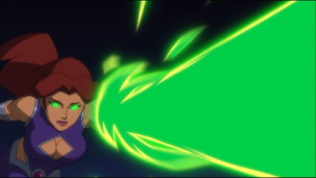 Starfire Powers and Fight Scenes - DCAMU - YouTube