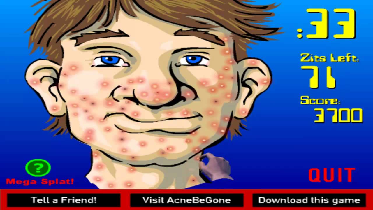 Acne Be Gone Part 1- Review Games Gameplay by GAMES FOR KIDS - YouTube