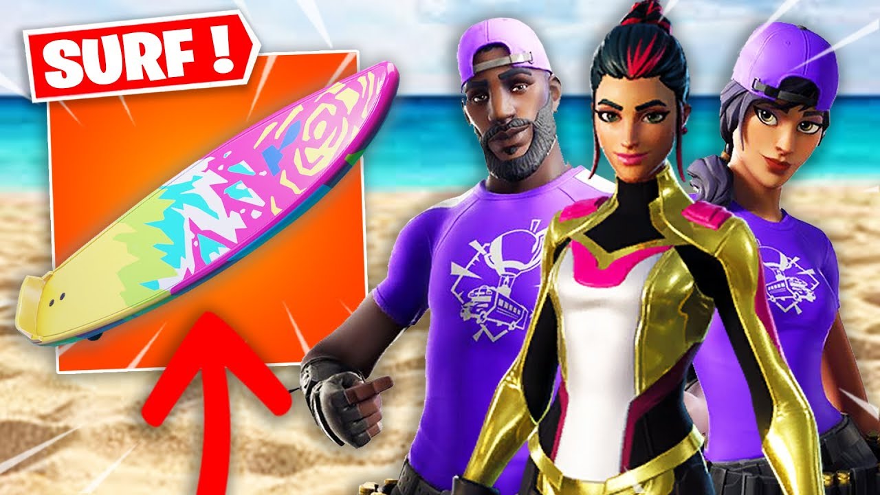 FAIRE DU SURF QUAND LA MAP SERA INONDÉE SUR FORTNITE ... (+ 14 NOUVEAUX ...
