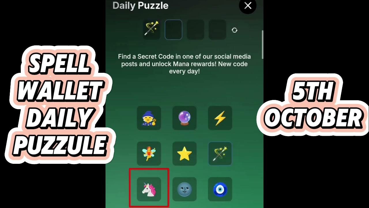 Spell Wallet Daily Puzzle 6 October | Spell Wallet Today Puzzle Combo | Spell Wallet Secret code ...