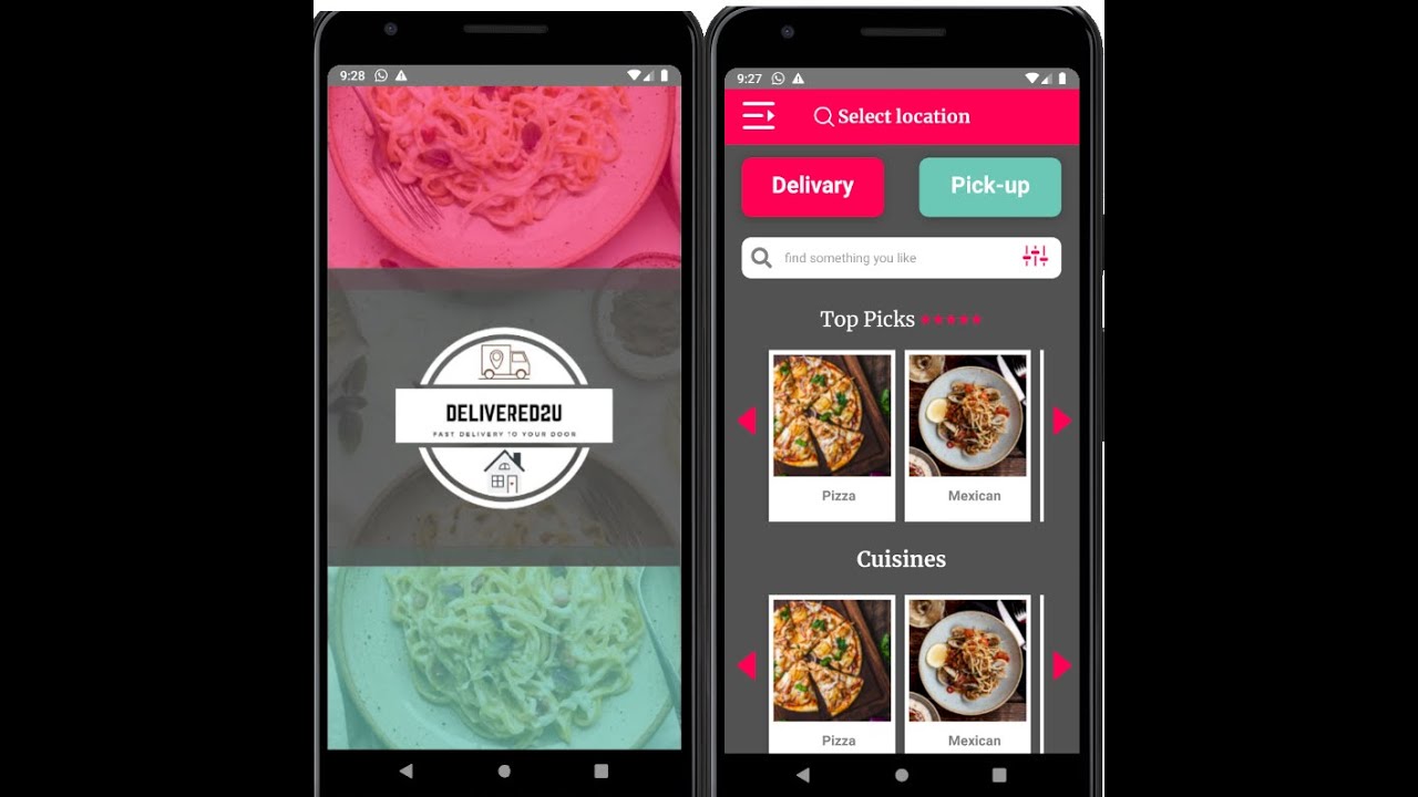 Food Order Application Front End Design - YouTube