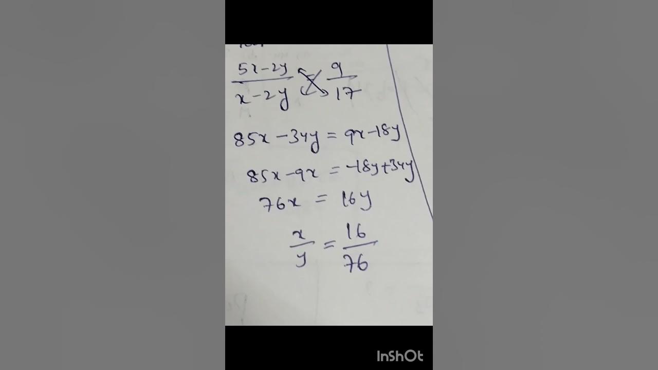 Ratio and proportion tricks in mathematics #mathematics #maths - YouTube