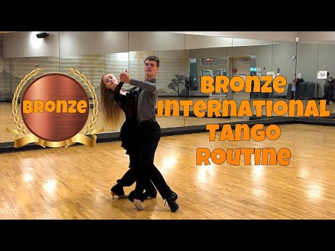 Bronze International Tango Routine | Figure Names and Timing - YouTube