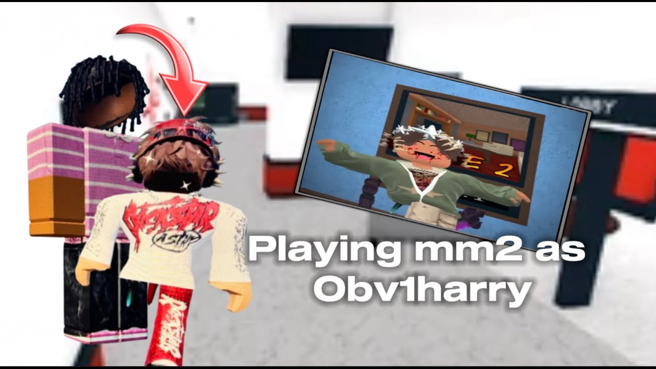 playing mm2 as @0bv1harry #viral - YouTube