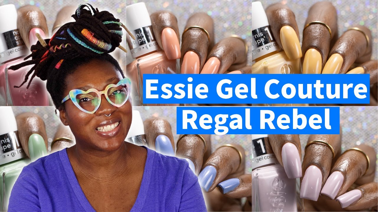 Essie Gel Couture Regal Rebel Nail Polish Swatch and Review | Nicole ...