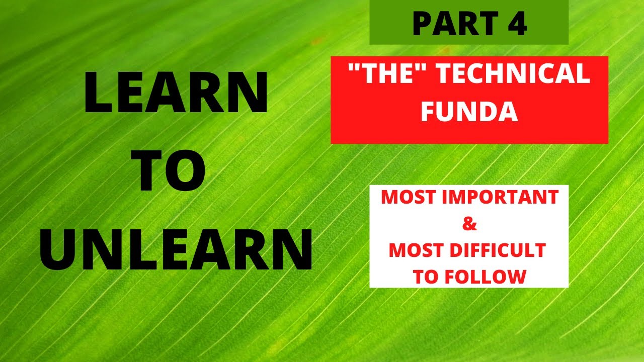 WEBINAR : PART 4: STOCK MARKET | LEARN TO UNLEARN | THE TECHNICAL FUNDA - YouTube