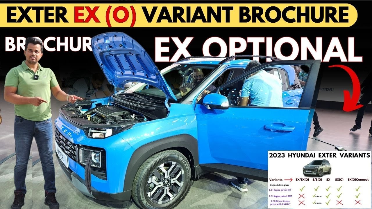 2023 Hyundai EXTER EX OPTIONAL Model (Second Base Variant) Brochure ...
