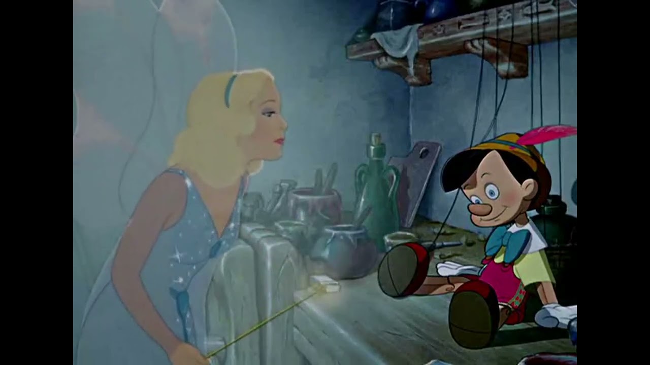 Pinokio (1940) - Prawdziwa Wróżka - YouTube