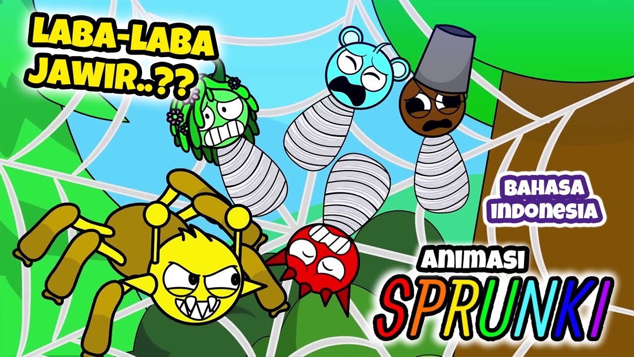 SPRUNKI 🕷️🕸️ LABA LABA Animasi Sprunki Bahasa Indonesia - YouTube