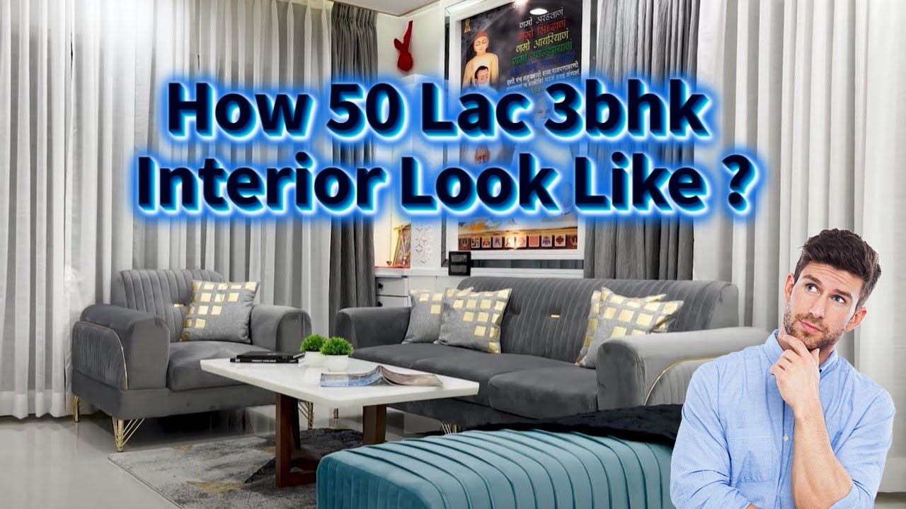 3bhk modern Interior design in Mumbai | Luxury home tour | Ar. Aman Soni - YouTube