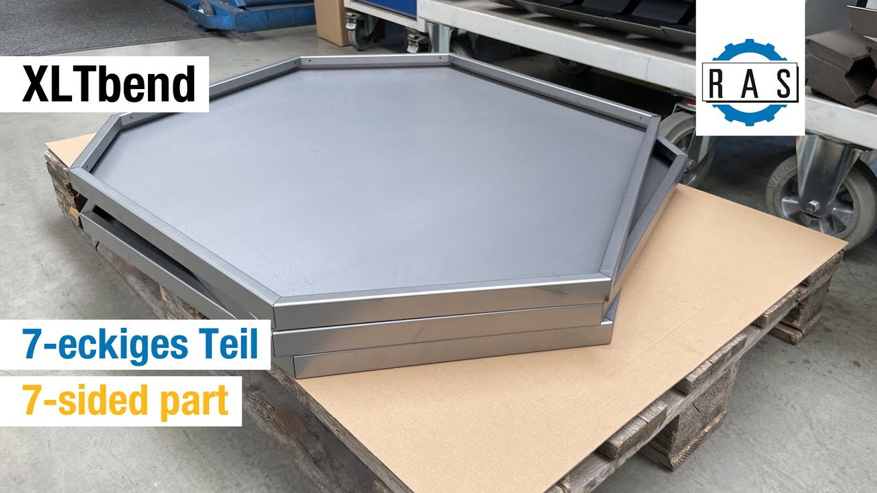 XLTbend: 7-seitiges Biegeteil | XLTbend: 7 sided part - YouTube